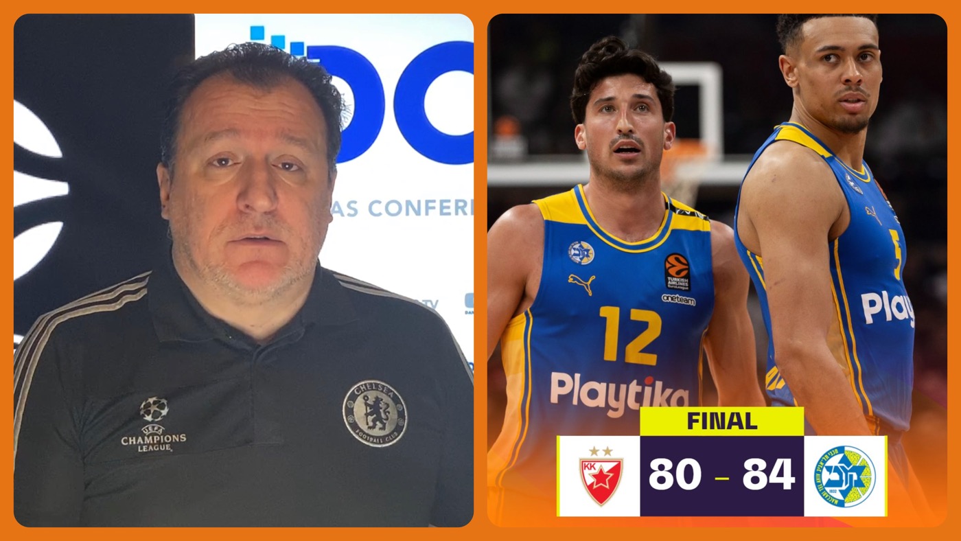Željko Pantić: Makabi nadoknadio minus 17 za eliminaciju hrabre Zvezde ... Željko Pantić: Makabi nadoknadio minus 17 za eliminaciju hrabre Zvezde ...